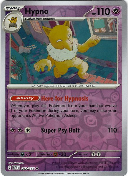 Hypno (Reverse Holo)