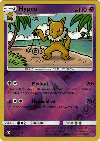Hypno (Reverse Holo)
