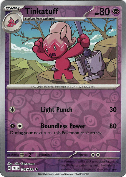 Tinkatuff (103) (Reverse Holo)