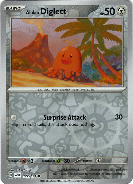 Alolan Diglett (Reverse Holo)