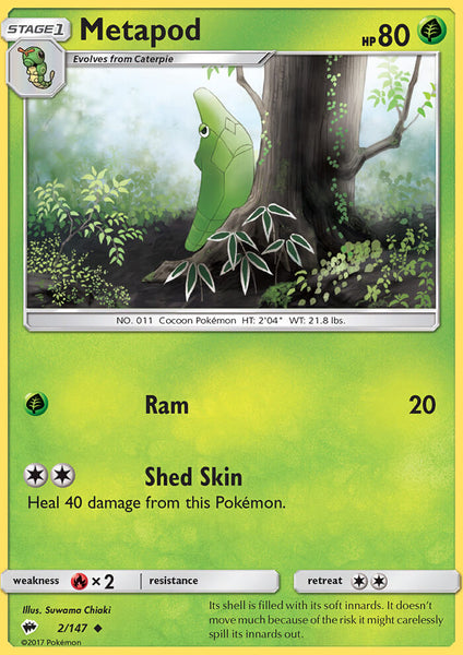 Pokemon TCG - Burning Shadows - Metapod