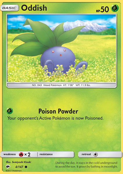 Pokemon TCG - Burning Shadows - Oddish