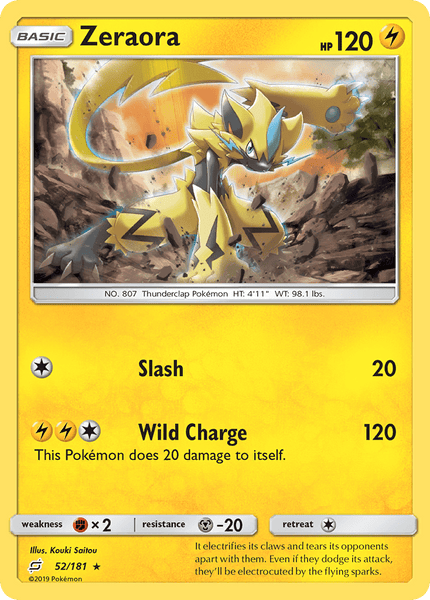 Pokemon TCG - Team Up - Zerarora