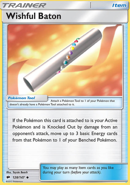 Pokemon TCG - Burning Shadows - Wishful Baton