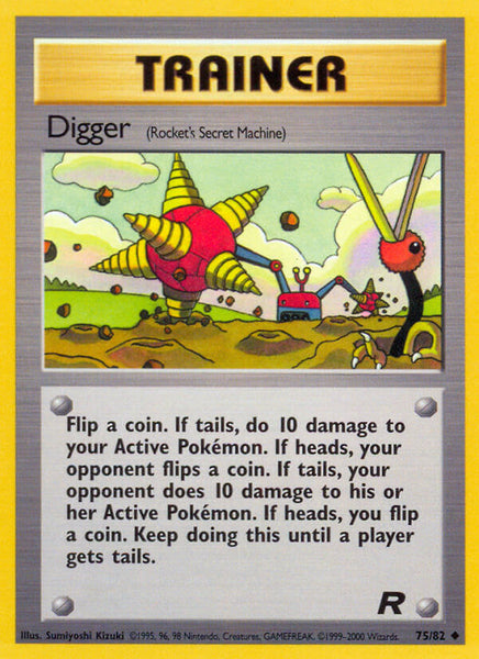 Pokemon TCG - Team Rocket - Digger