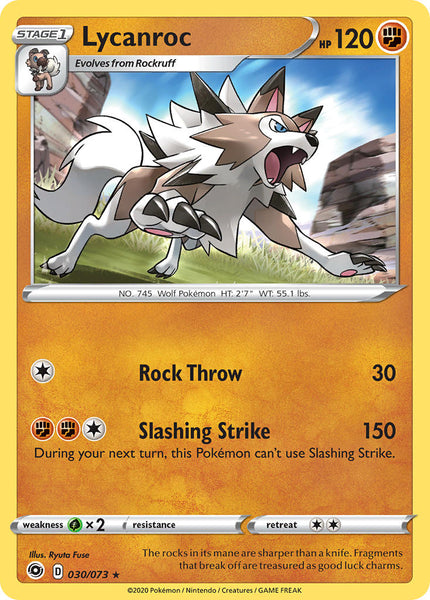 Pokemon TCG - Champions Path - Lycanroc