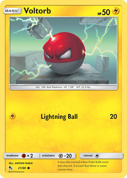 Pokemon TCG - Hidden Fates - Voltorb