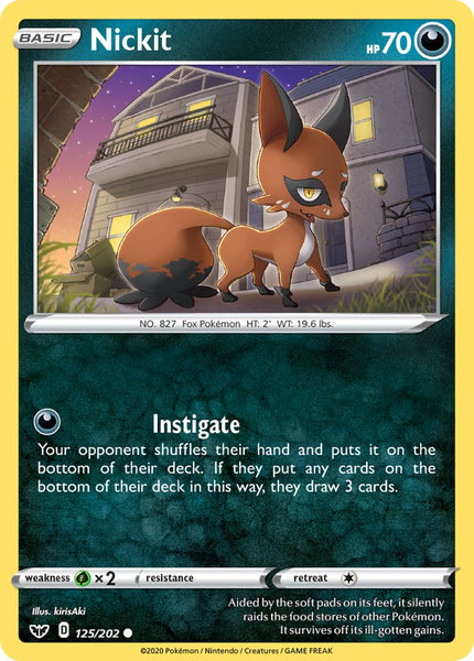 Pokemon TCG - Sword & Shield - Nickit