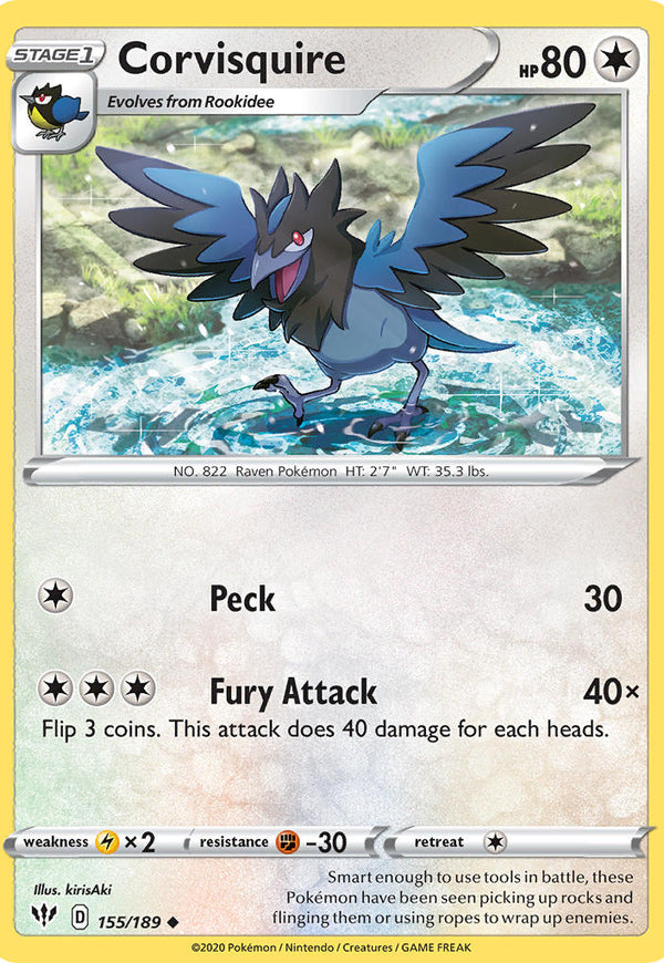 Pokemon TCG - Darkness Ablaze - Corvisquire