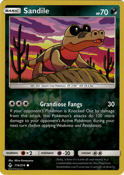 Sandile (114) (Reverse Holo)